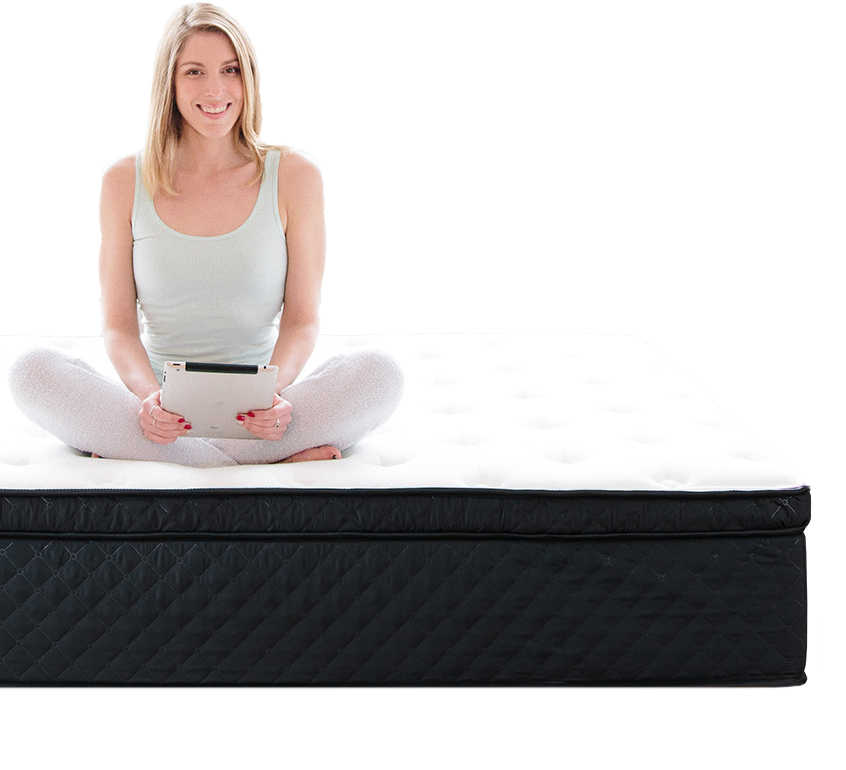 The Hamuq hybrid mattress. 120 night trial.