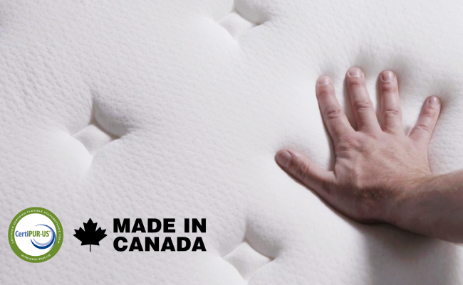 The Hamuq hybrid mattress. 120 night trial.