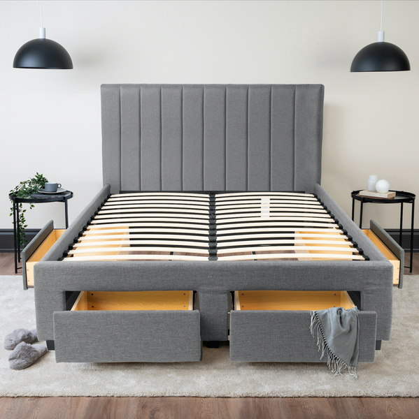 Desoto upholstered storage standard bed store
