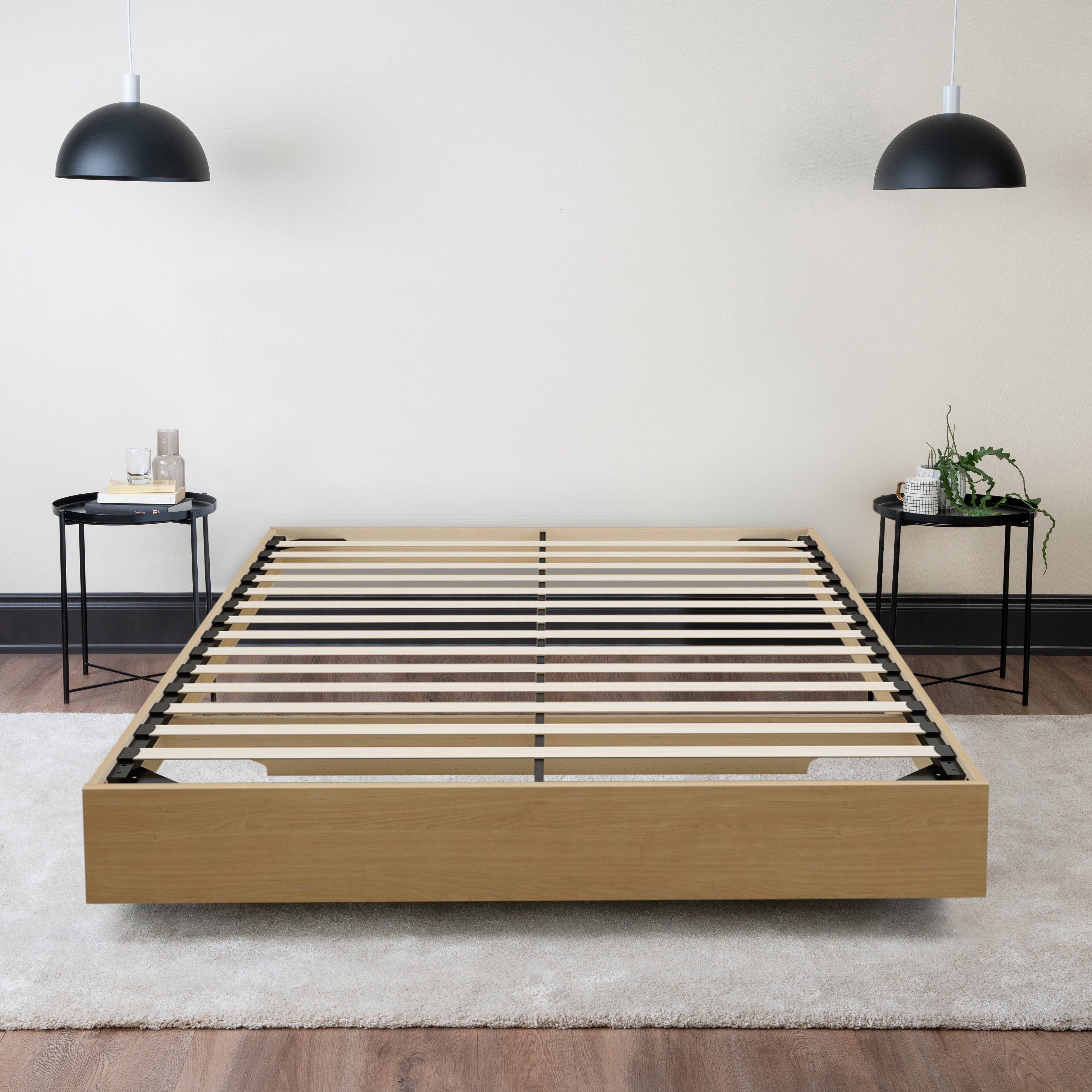 Floating Wood Bed – Hamuq